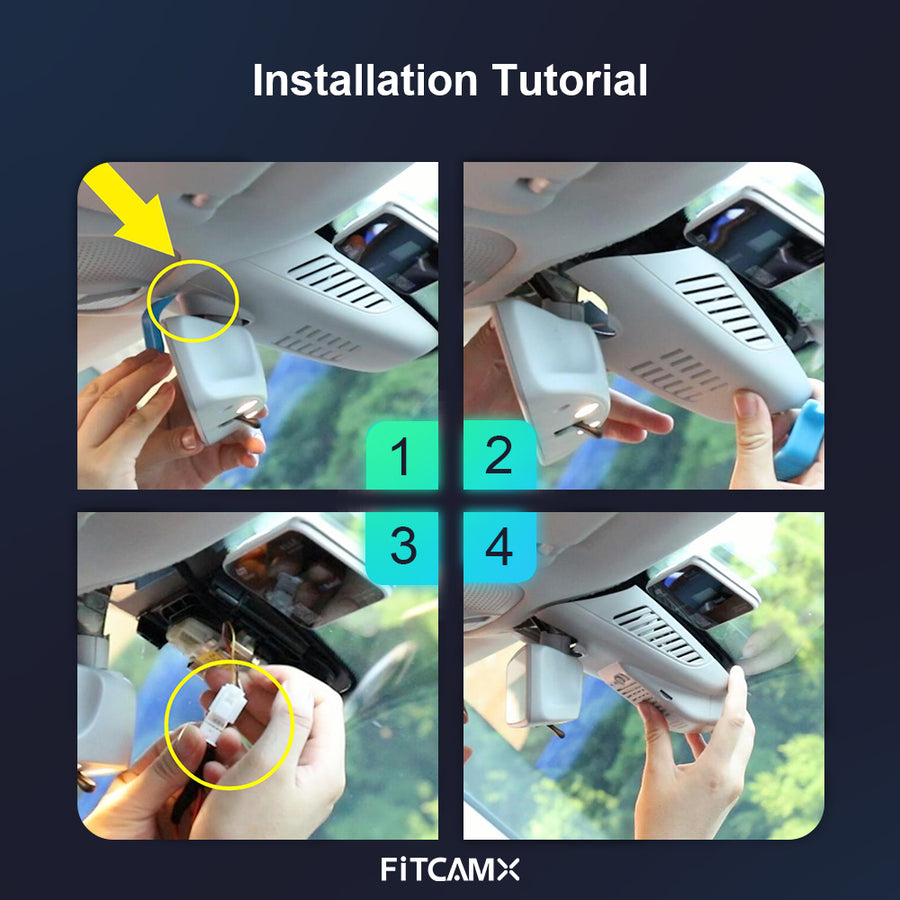 Fitcamx Dash Cam for Mercedes-Benz EQA 2021-2024 – FITCAMX