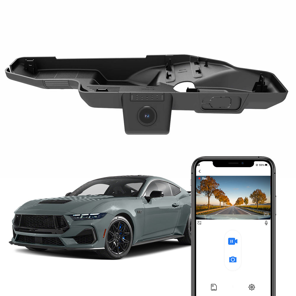 FITCAMX Dash Cam for Ford Mustang 2024-2026 (S650 7th Gen)