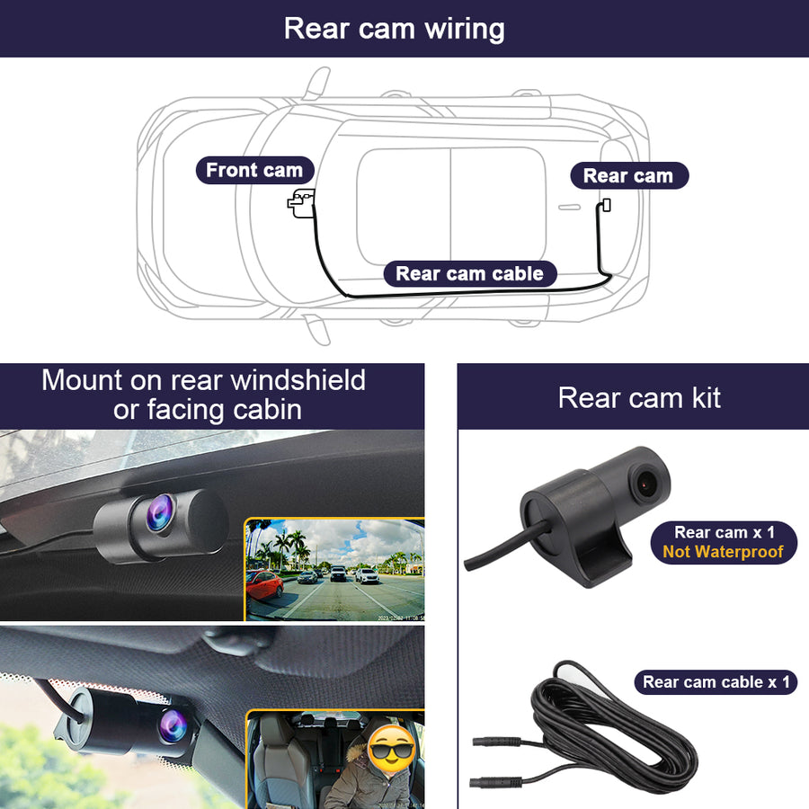 FITCAMX Dash Cam for Genesis GV70 2022 - 2026 1st Gen (JK1)