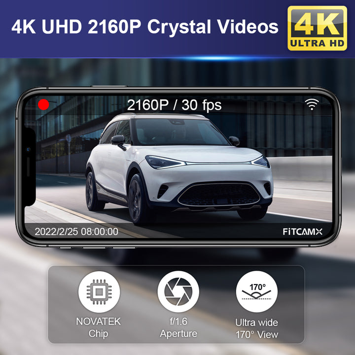 FITCAMX Dash Cam for 2022-2025 Smart #1