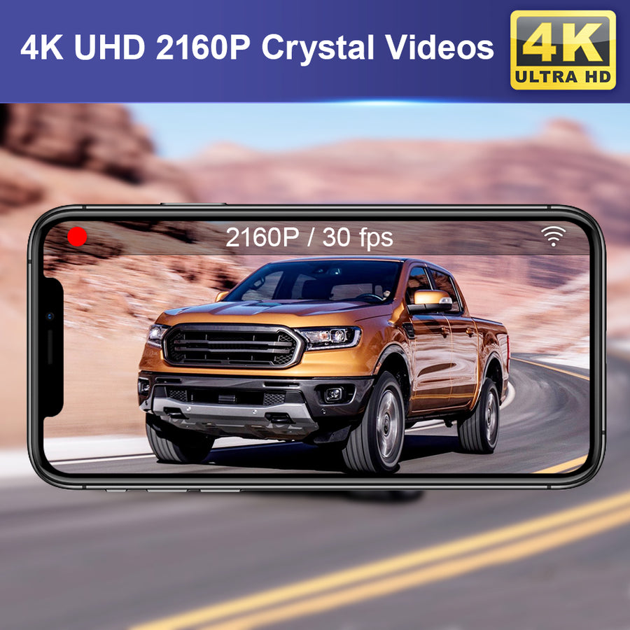 FITCAMX Dash Cam for Ford Ranger 2019-2023 4th Gen (Only for North Ame