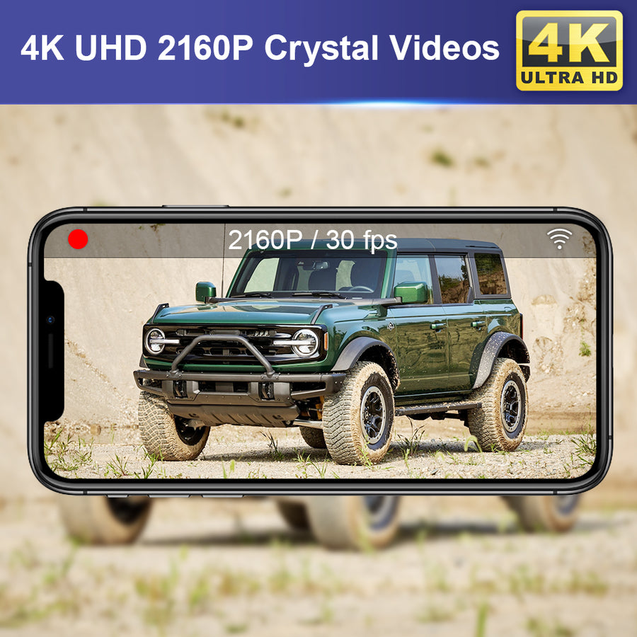 FITCAMX Dash Cam for Ford Bronco, Bronco Raptor 2025 2026
