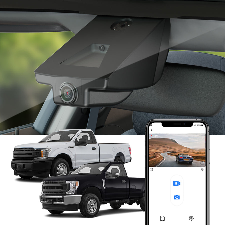 FITCAMX Dash Cam for Ford F-150 (2013-2020) Ford F-250 F-350(2011-2025